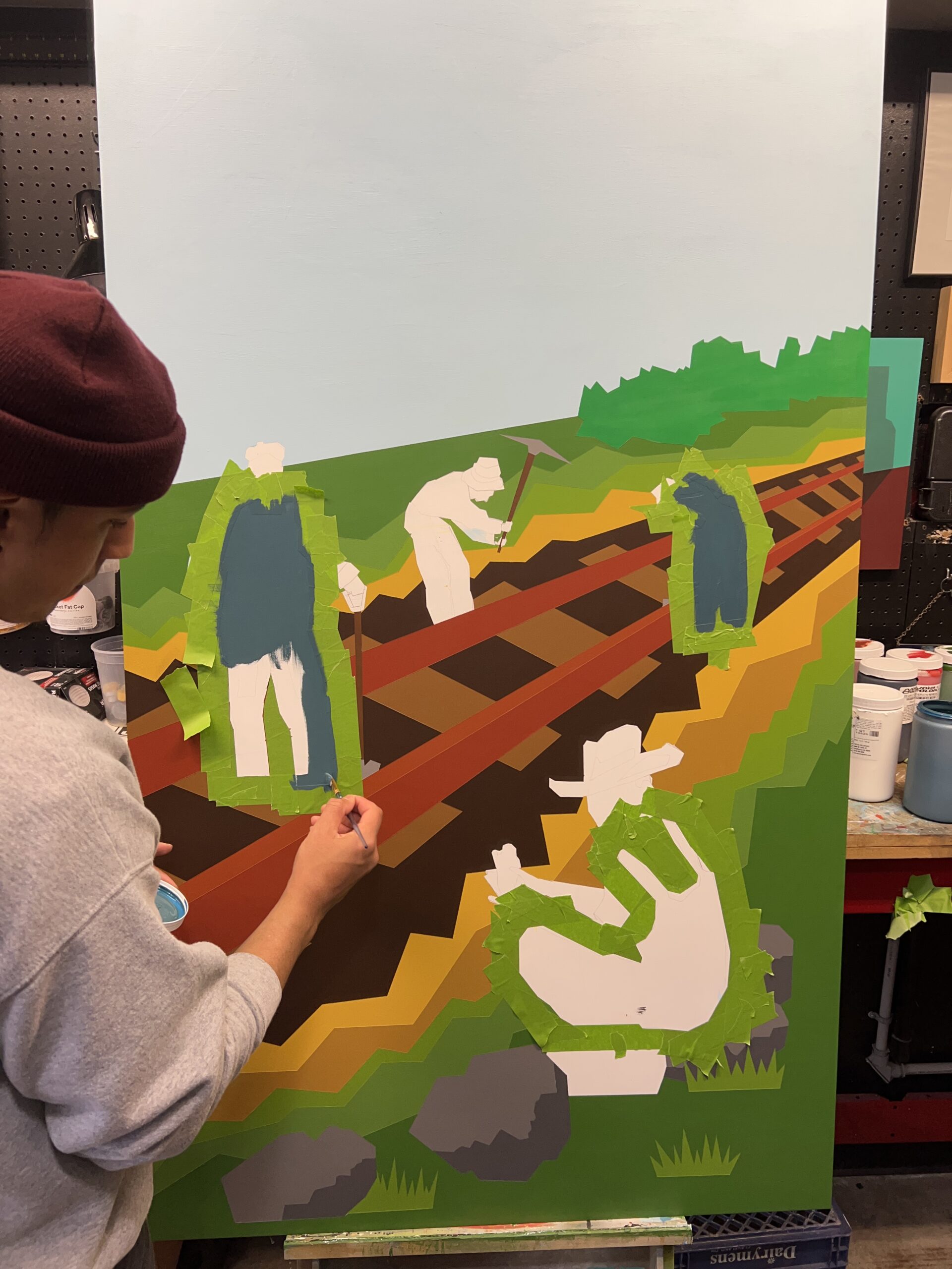 In his murals honoring Lawrence’s La Yarda community, artist Javy Ortiz ...
